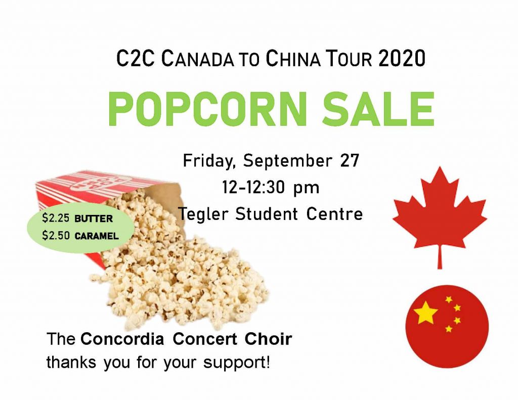 Choir Tour 2020 Fundraising Kicks Off - Concordia University of Edmonton