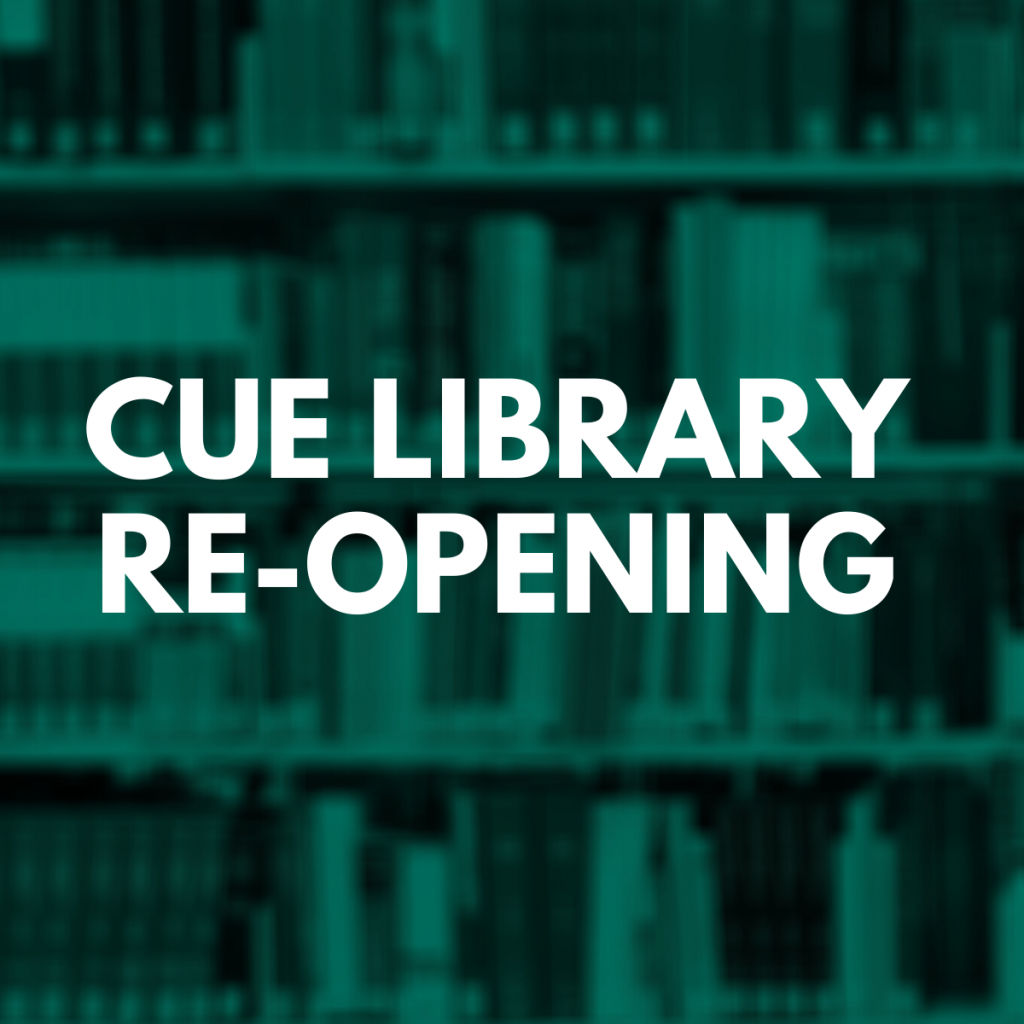 CUE Library Re-Opening Information - Concordia University of Edmonton