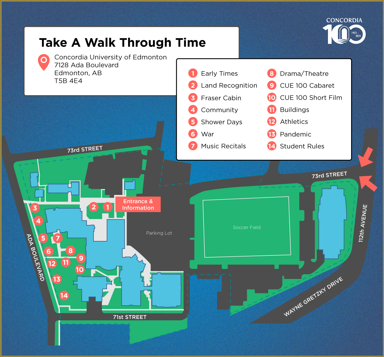 Take a Walk Through Time - Concordia University of Edmonton