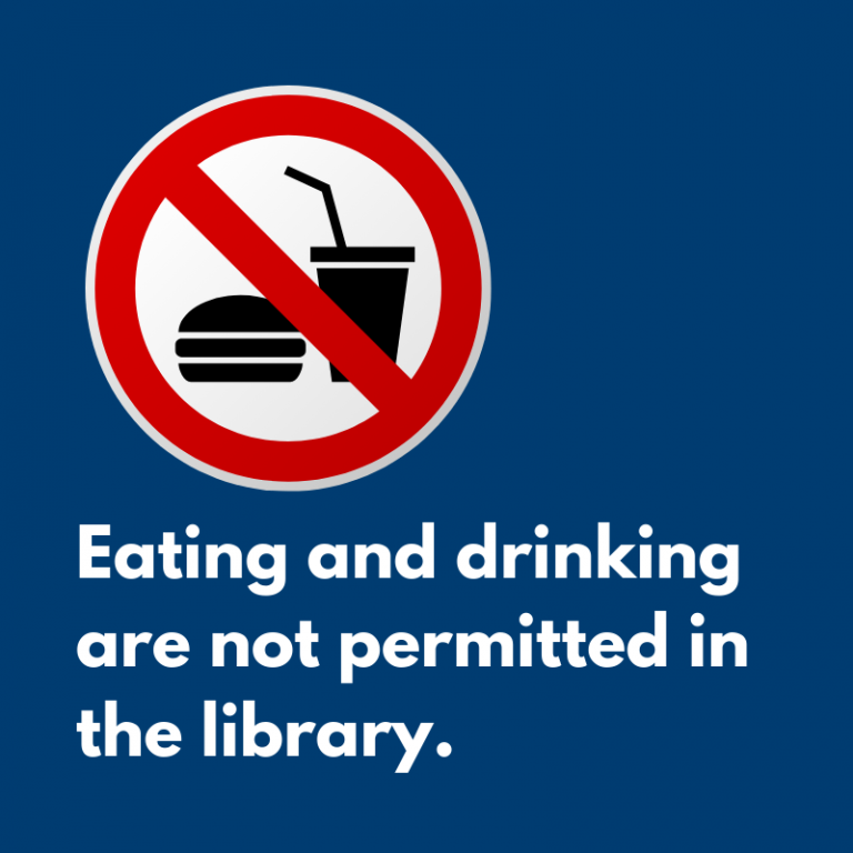 Temporary Change to CUE Library's Food & Drink Policy - Concordia ...