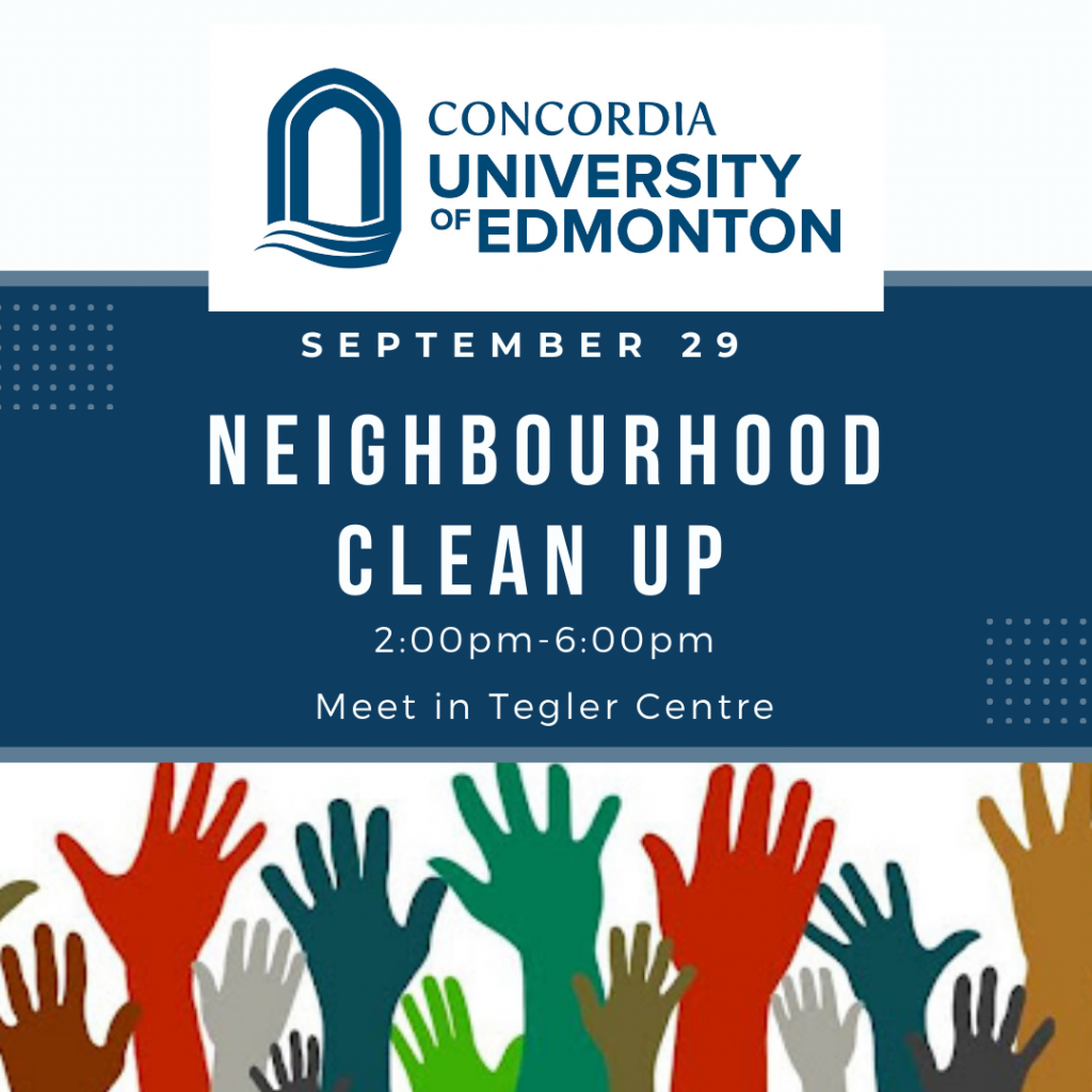 Neighbourhood Clean-Up Event - Concordia University of Edmonton