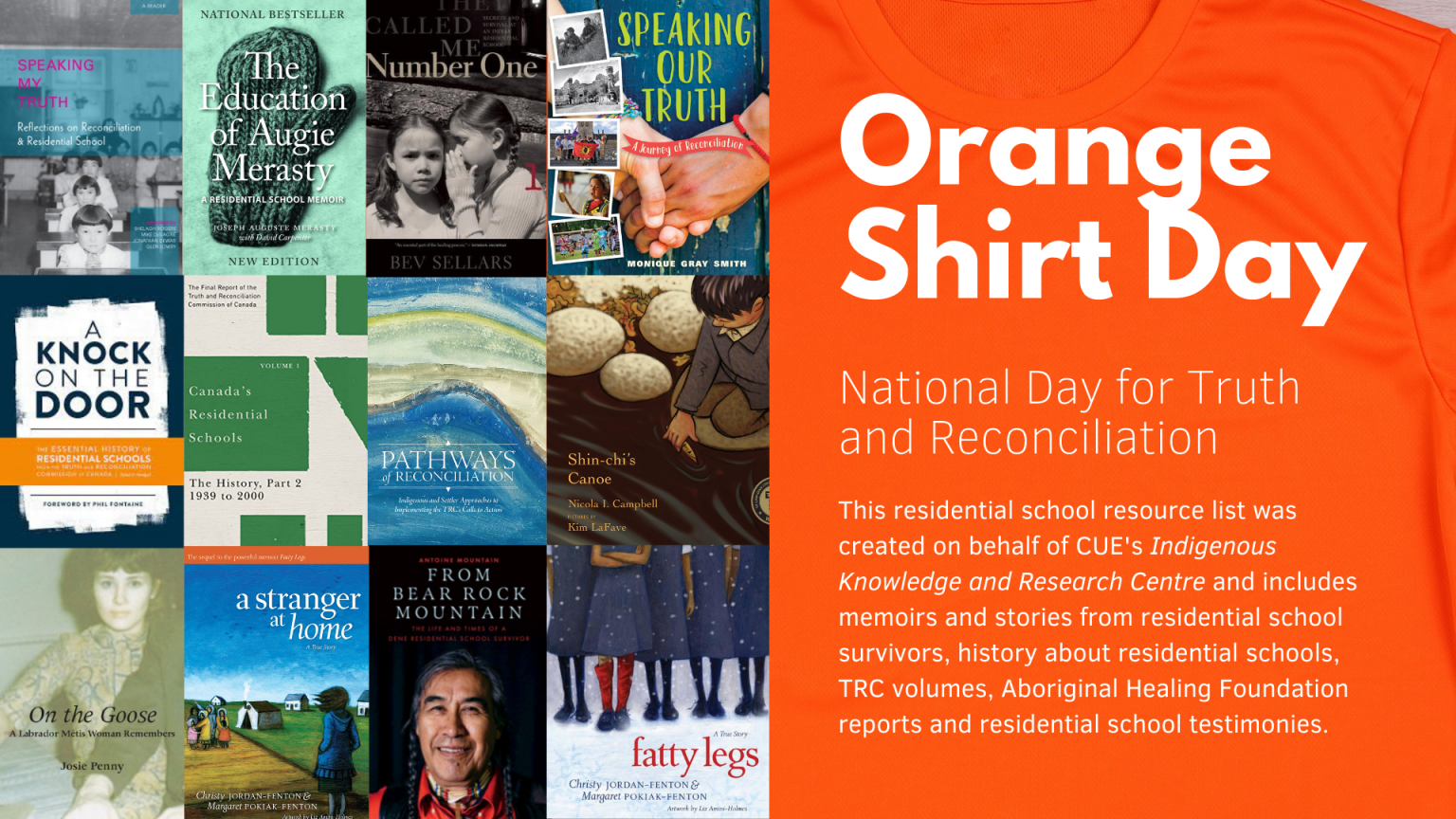 Orange Shirt Day: National Day for Truth and Reconciliation Resource ...