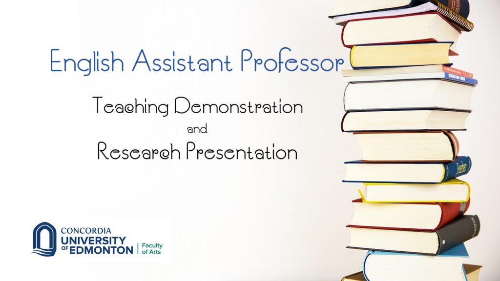 English Assistant Professor Position - Teaching Demonstrations ...