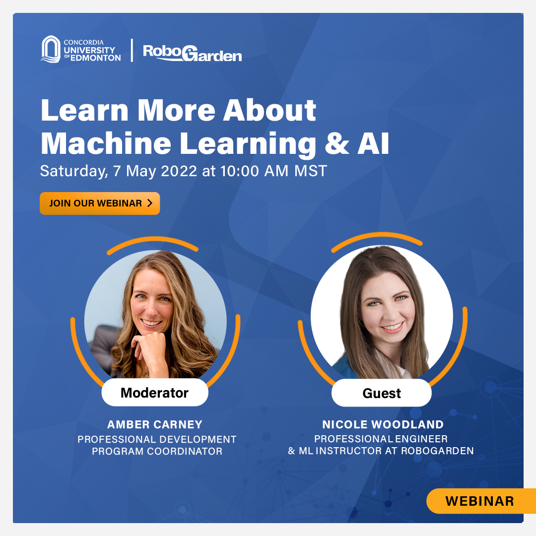 RoboGarden Bootcamp Webinars - Concordia University of Edmonton