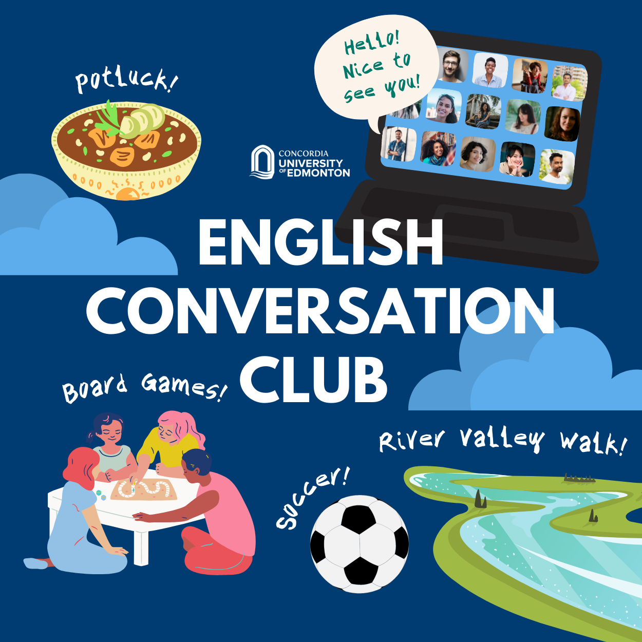 English Conversation Club - Spring & Summer Schedule - Concordia ...