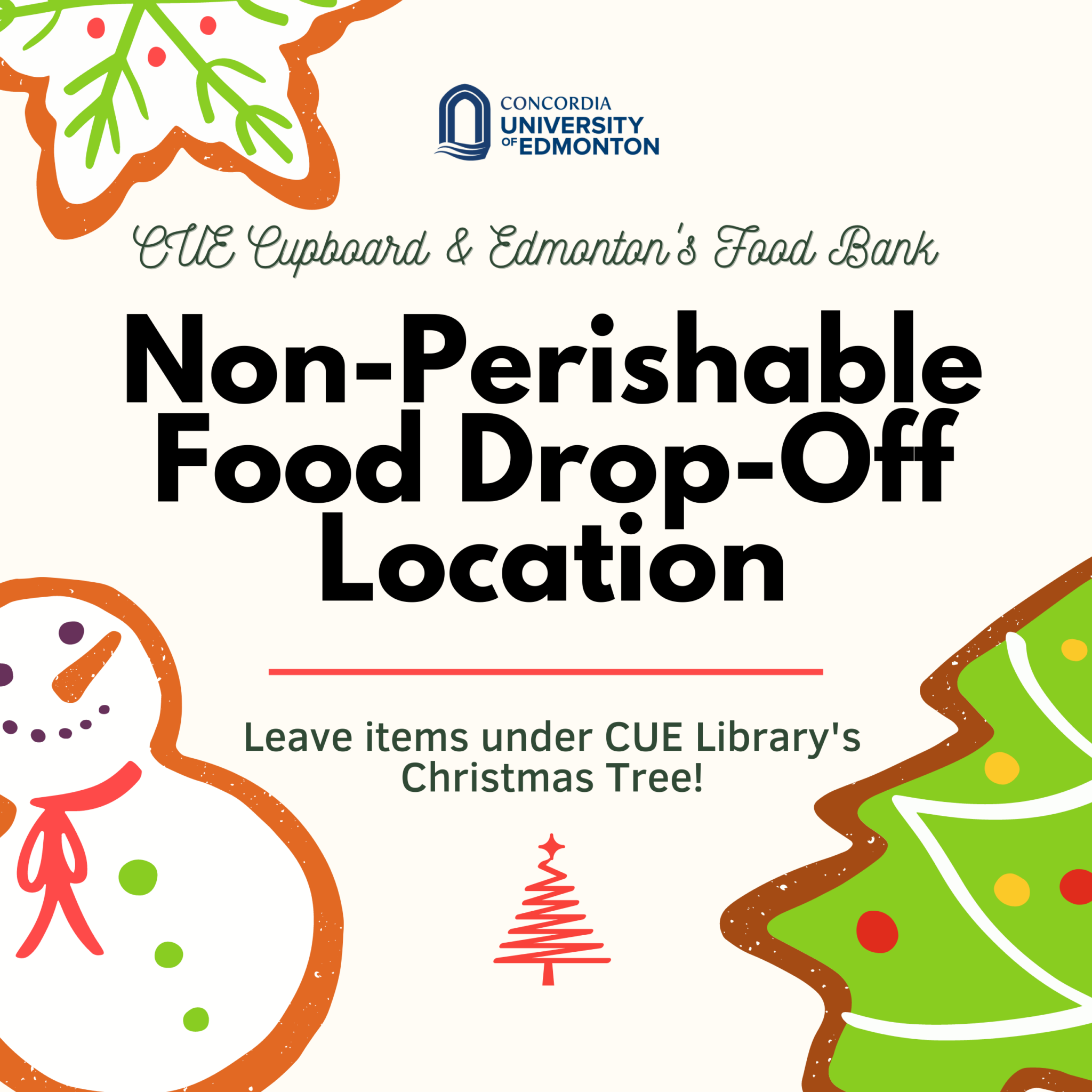 Drop-Off Location for Non-Perishable Food - Concordia University of ...