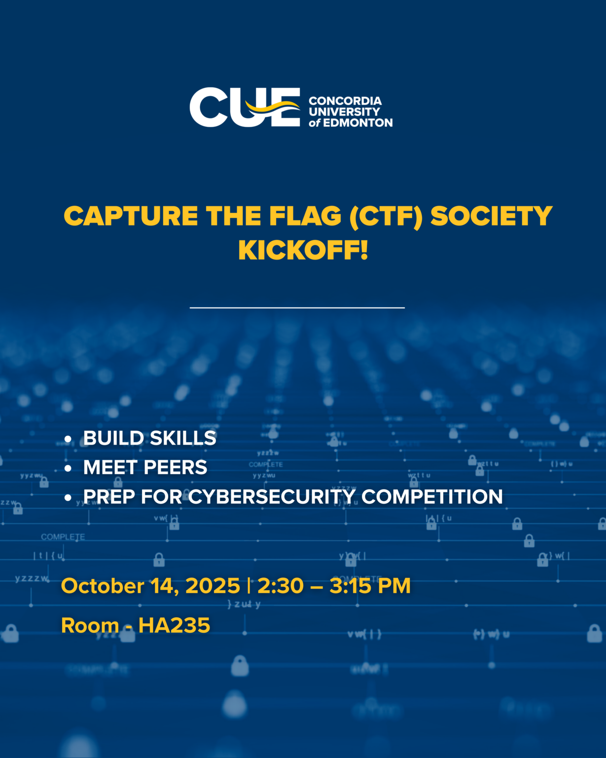 Capture the Flag (CTF) Society Kickoff! - Concordia University of Edmonton